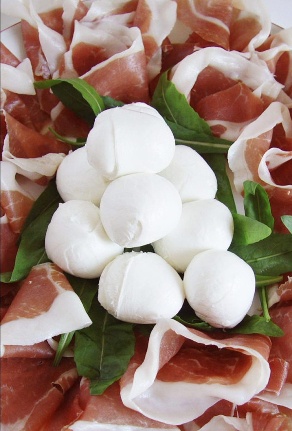 Prosciutto and Fresh Mozzarella - La Cucina